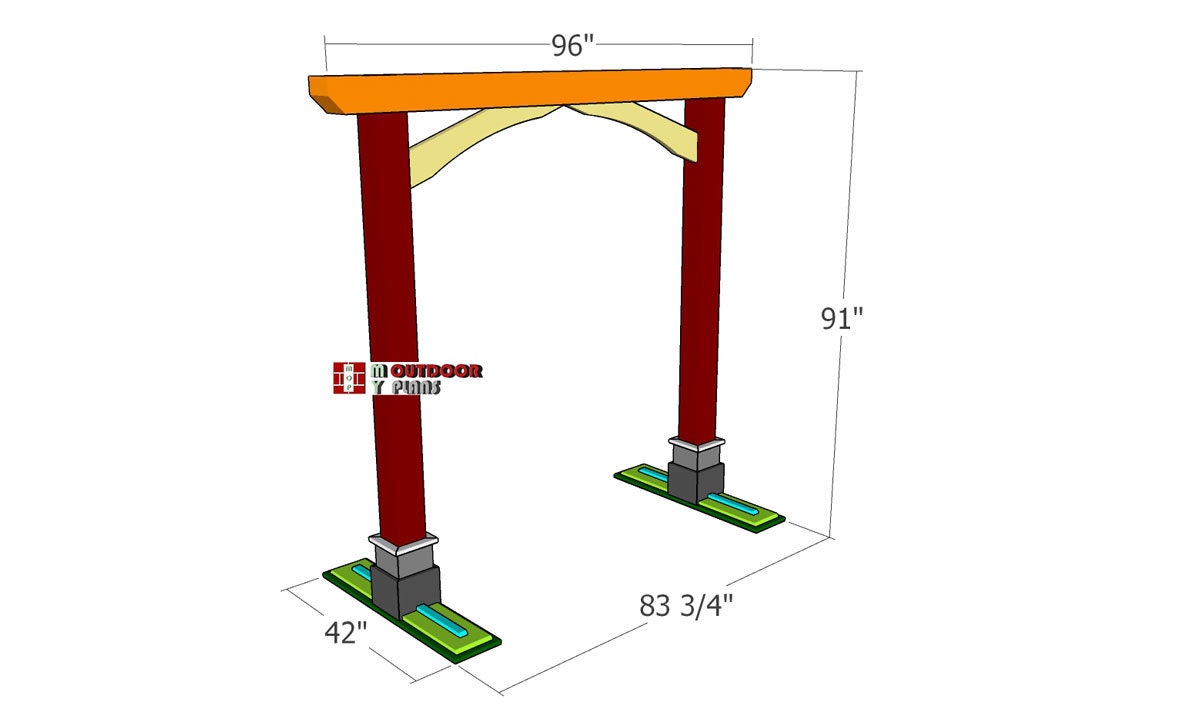 Free Standing Wedding Arch Plans - Etsy