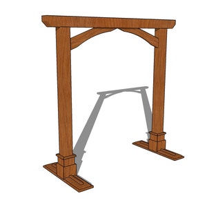 Free Standing Wedding Arch Plans - Etsy