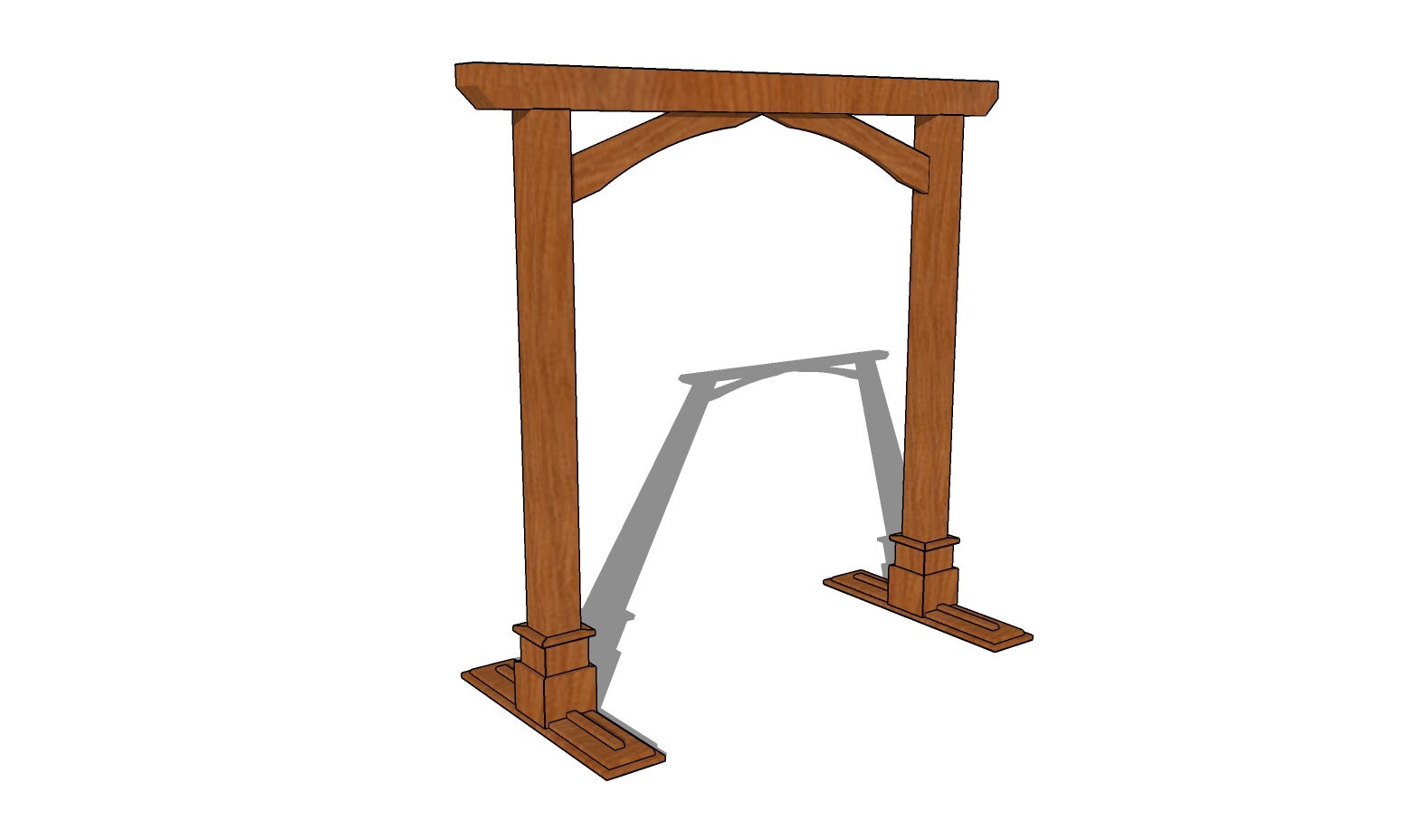 Free Standing Wedding Arch Plans - Etsy