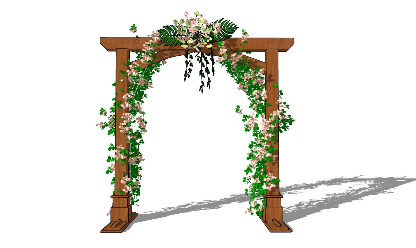 Free Standing Wedding Arch Plans - Etsy