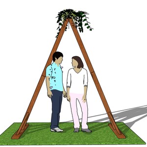 Portable Wedding Arch Plans - Triangle Bohem Wedding Arbor - Etsy