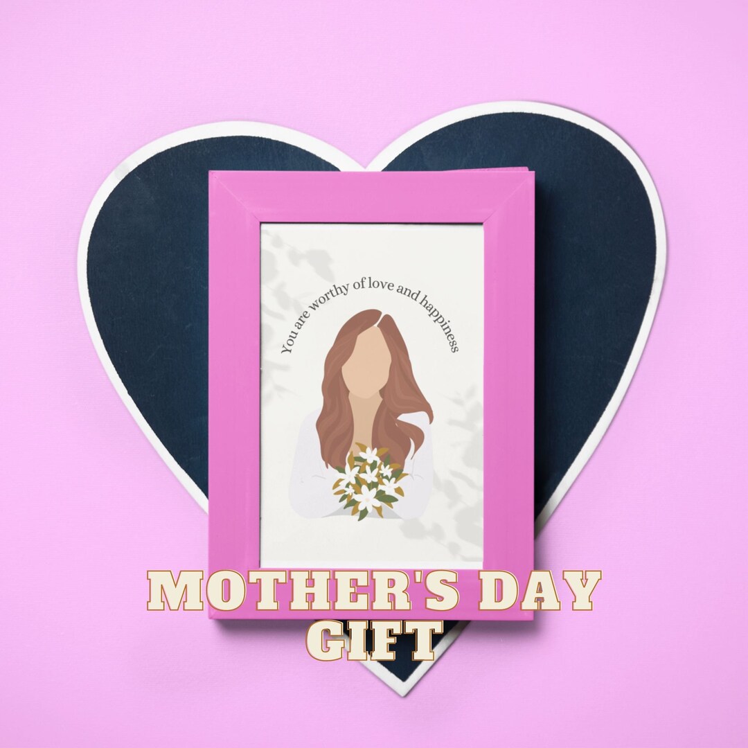 Mother's Day Gift Print,you Are Whorty,daily Inspiring Affirmations ...