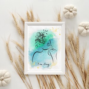 Self-love Abstract Poster,set of 3 Affirmation Poster,positive Self ...