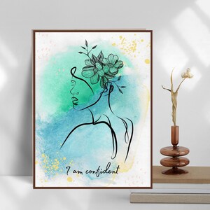 Self-love Abstract Poster,set of 3 Affirmation Poster,positive Self ...