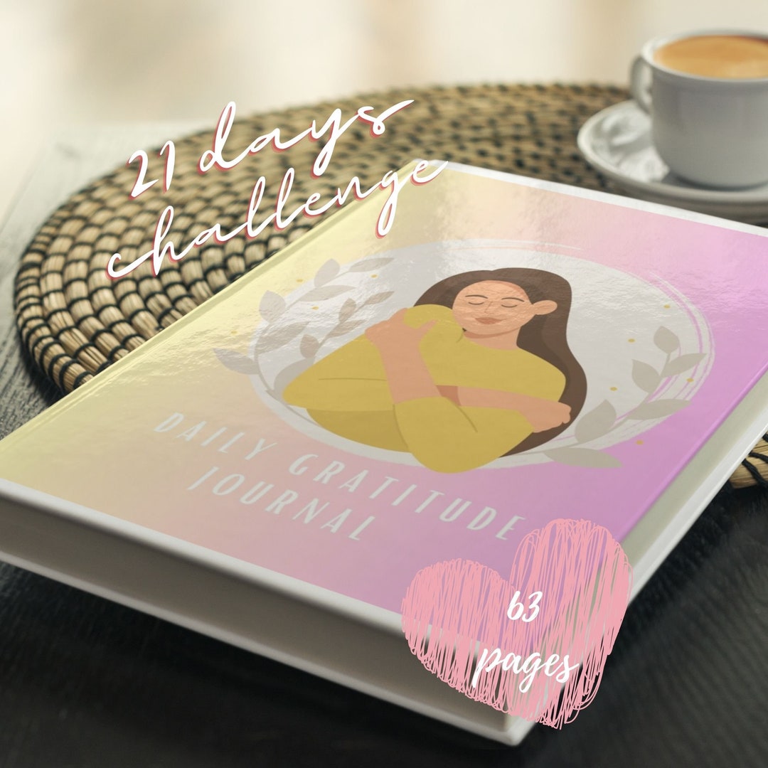 Daily Gratitude Journal Bundle-journal Printable-21 Days Challenge ...
