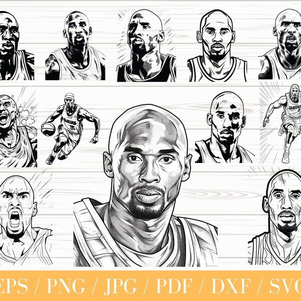 Kobe Bryant Art - Etsy