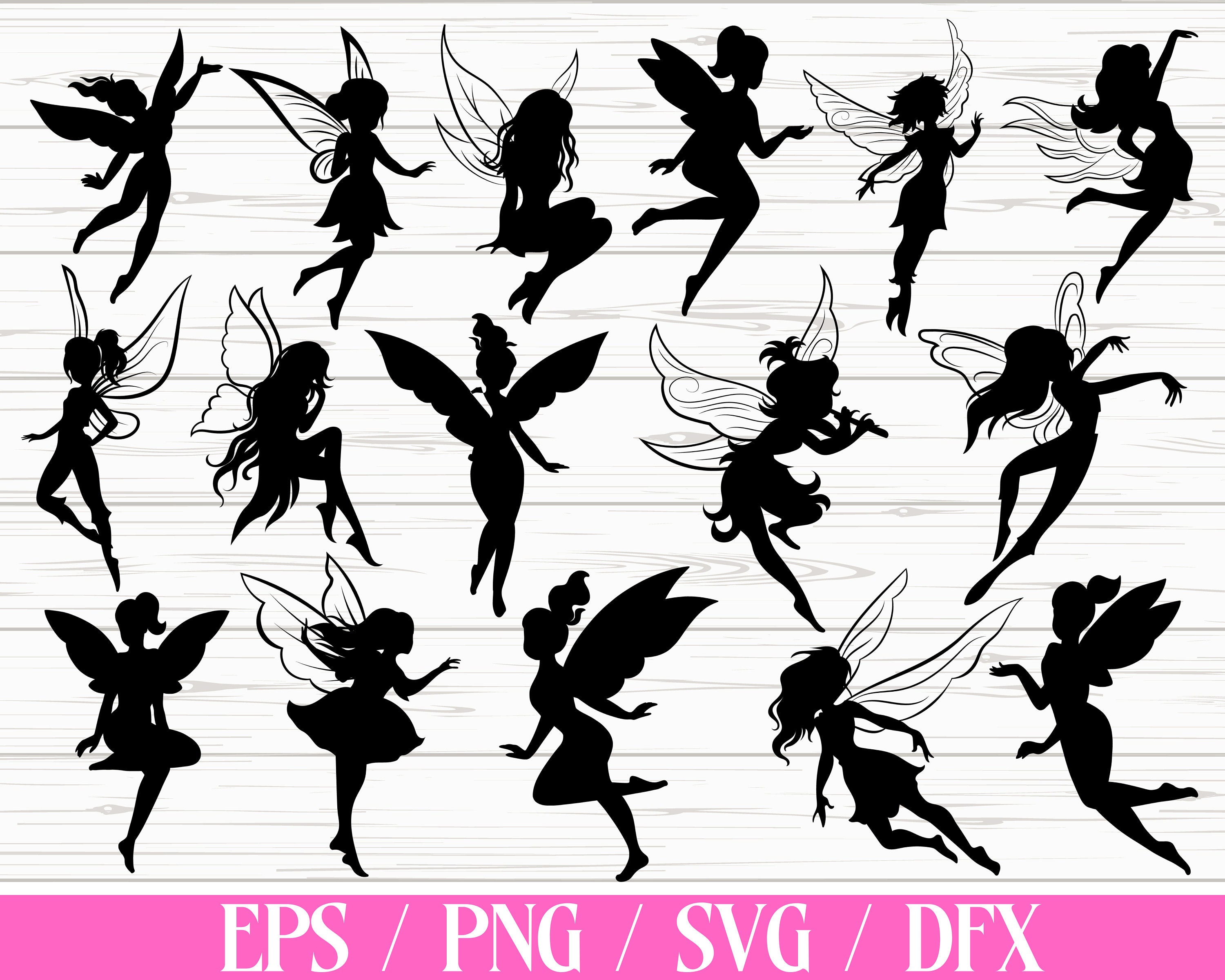 Fairy SVG Fairy Silhouette Mythical SVG Cutting Files - Etsy Australia