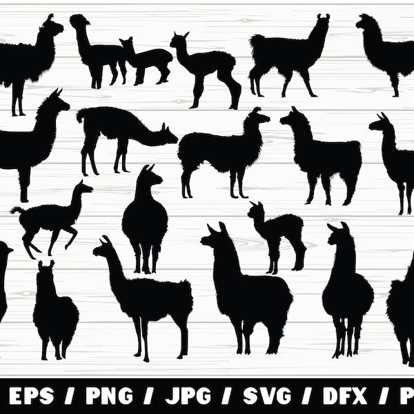 Lama Svg - Etsy