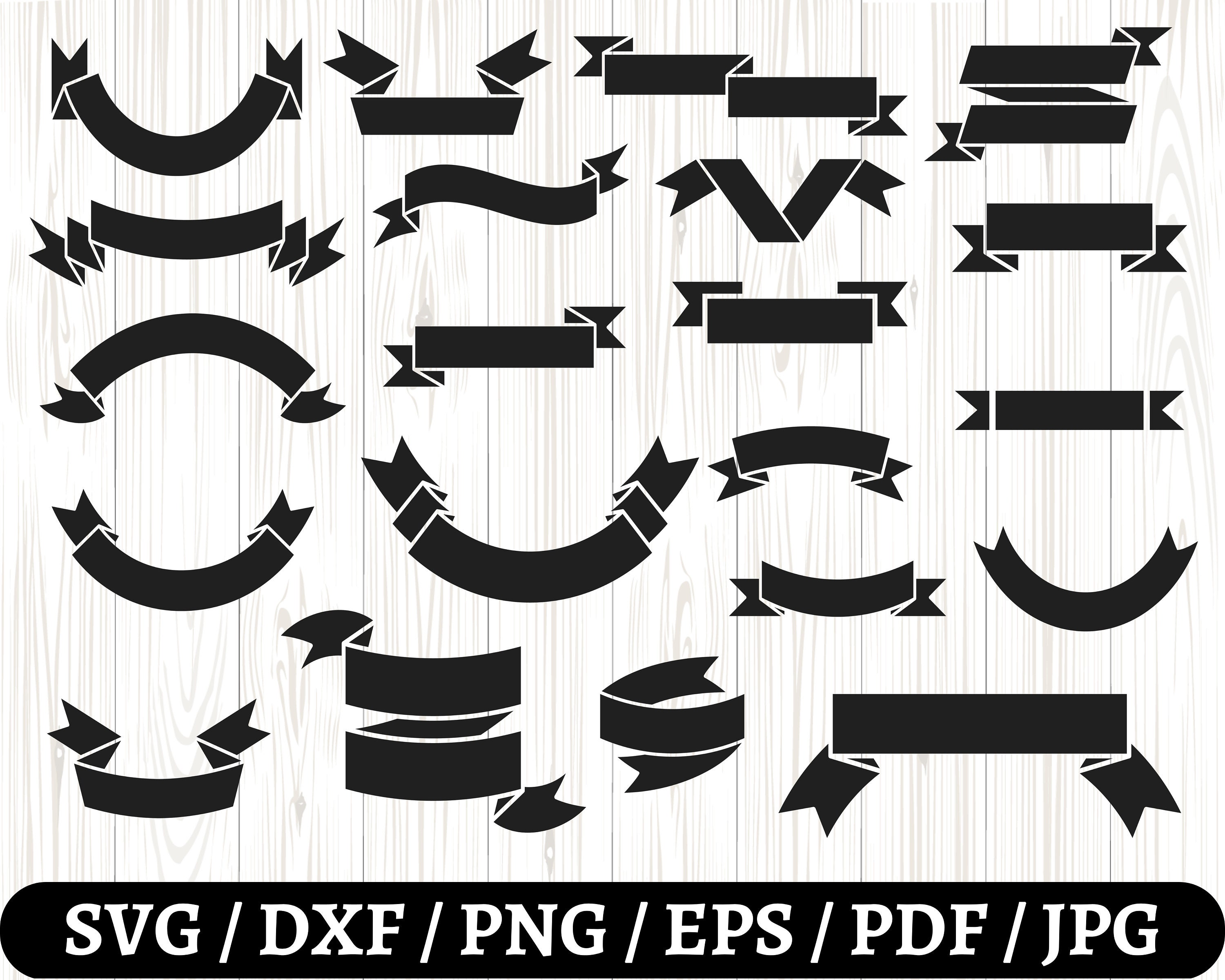 Banner Svg Banner Svg Bundle Banner Clipart Banner Png - Etsy México