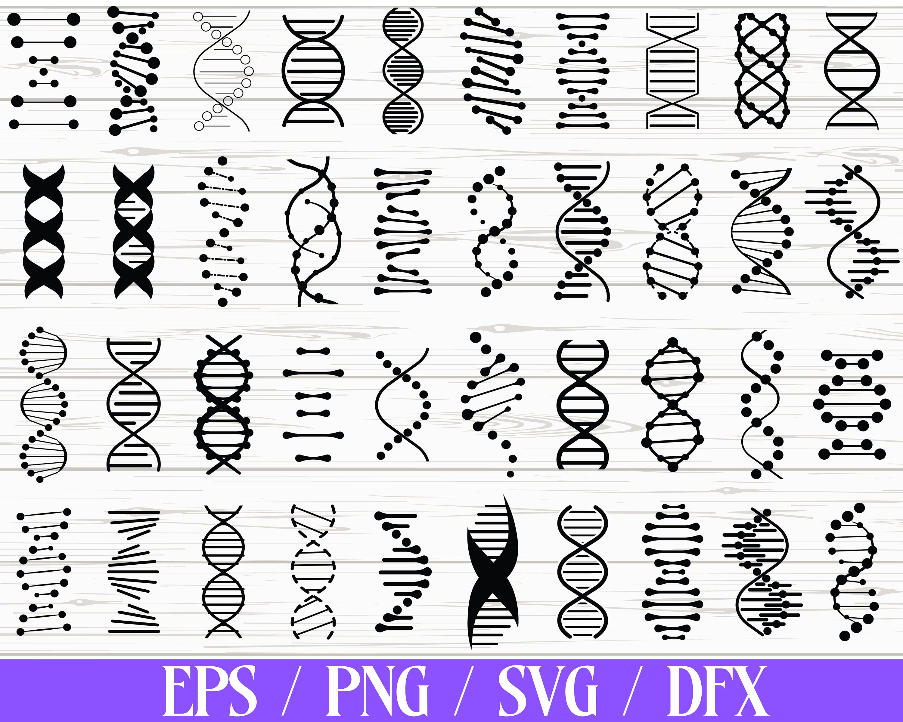 Science Svg 40 Dna Svg Molecule Svg Clone Svg Genetic Svg - Etsy