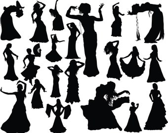 Belly Dancer Svg - Etsy