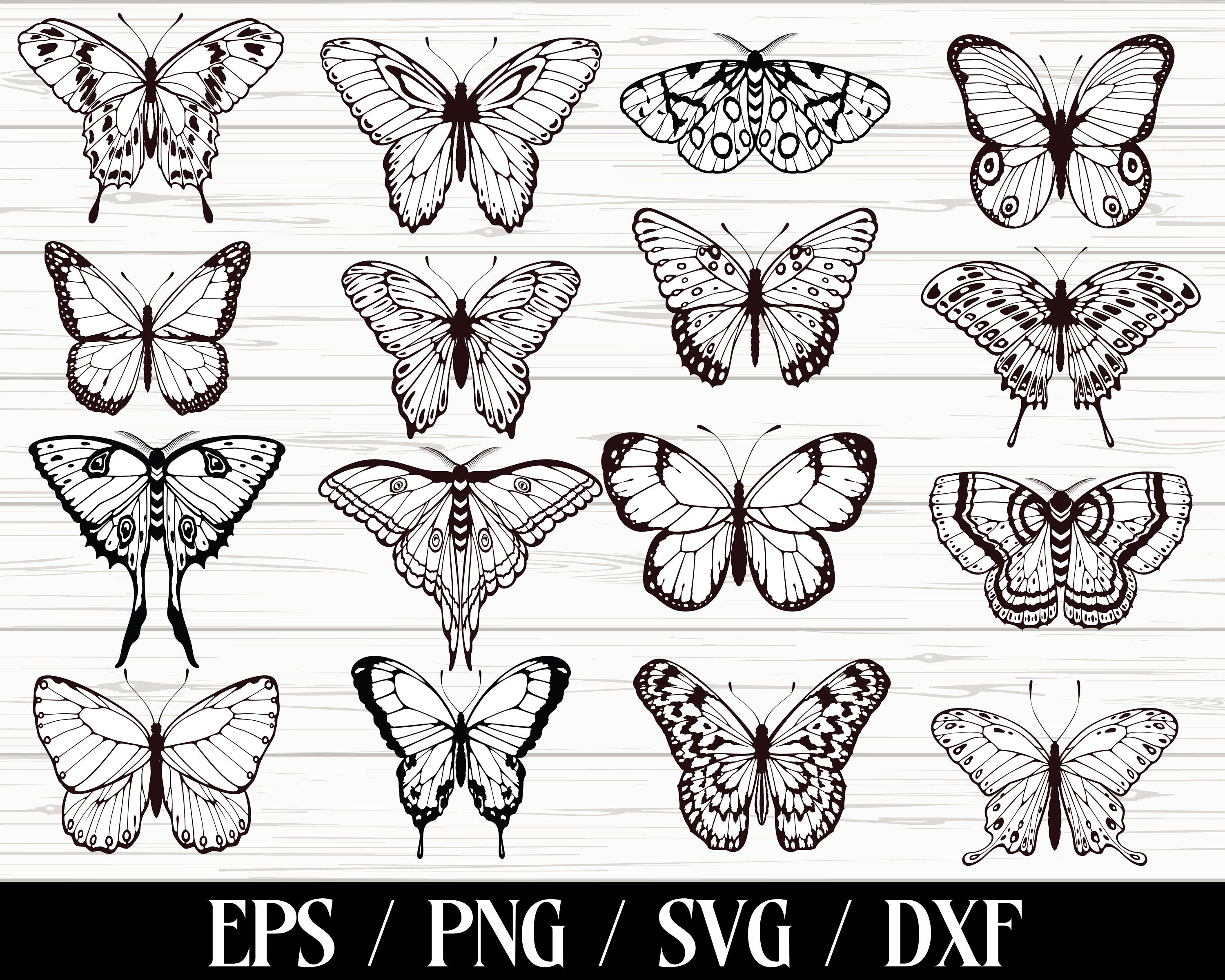 Butterfly Svg Butterfly Svg Bundle Layered Butterfly Bundle - Etsy UK