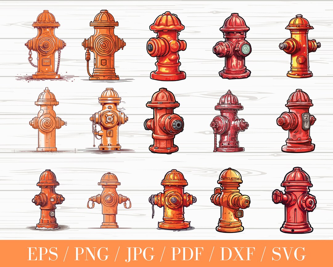 Fire Hydrant Svg Fire Hydrant Clipart Fire Hydrant - Etsy Australia