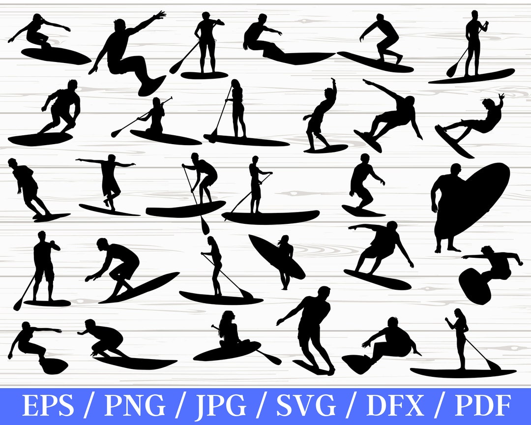 Surfing SVG Bundle Surfer Svg Surf Svg Surfboards Svg - Etsy Ireland