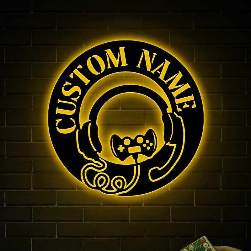 Gamer Led Sign - Etsy
