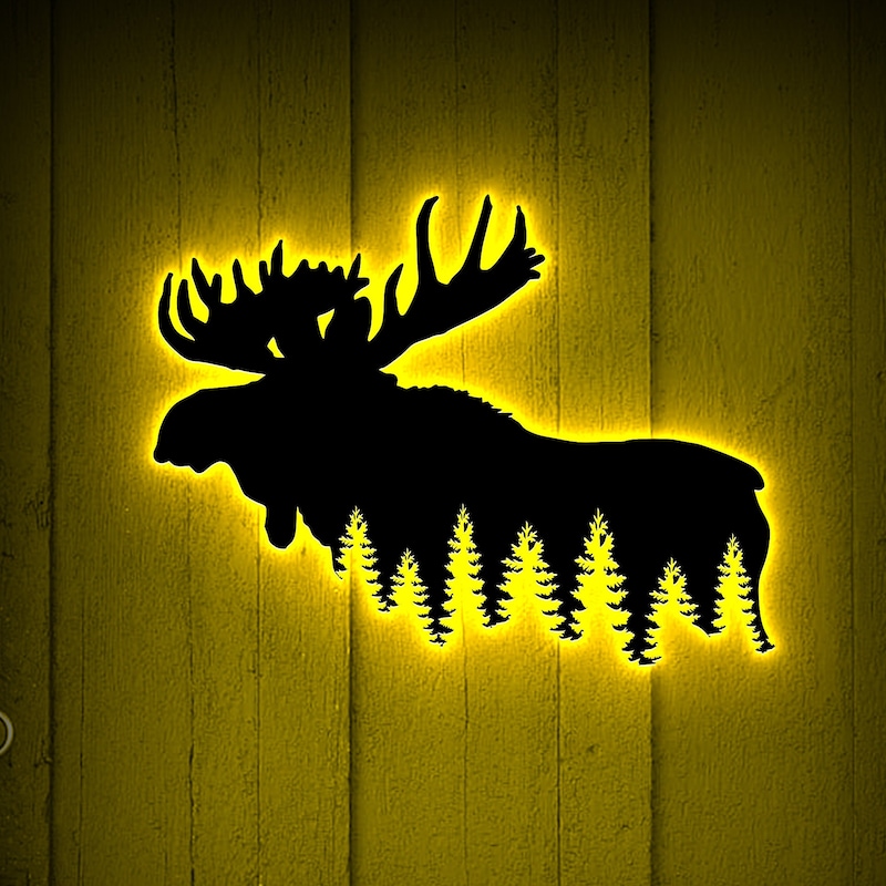 Led Moose Art - Etsy