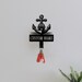 Custom Anchor Metal Key Holder, Metal Keychain Holder, Metal Coat Rack ...