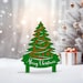 Christmas Tree Metal Yard Stake, Christmas Metal Sign, Merry Christmas ...