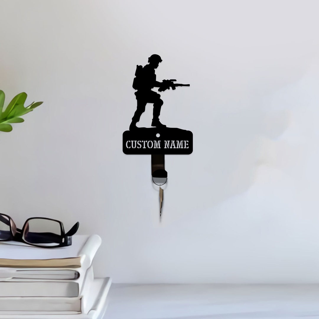 Custom Air Force Key Holder, Metal Keychain Holder, Metal Coat Rack ...
