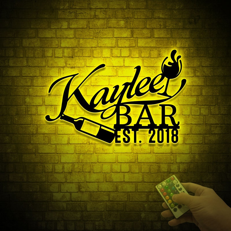 Custom Bar Sign - Etsy