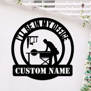 Custom Carpenter Metal Sign With LED Lights, Woodworking Decor - Etsy