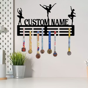 Ballet Medal Hanger With Led Light, Ballet Dancer Medal Holder Awards ...