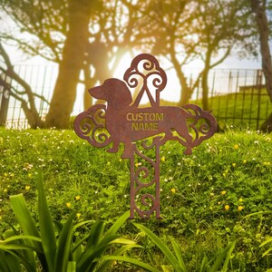Custom Memorial Rusty Metal Sign, Dachshund Loss, Dog Rusty Metal ...
