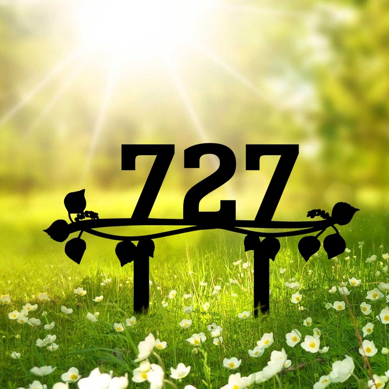 House Numbers Yard Sign - Etsy