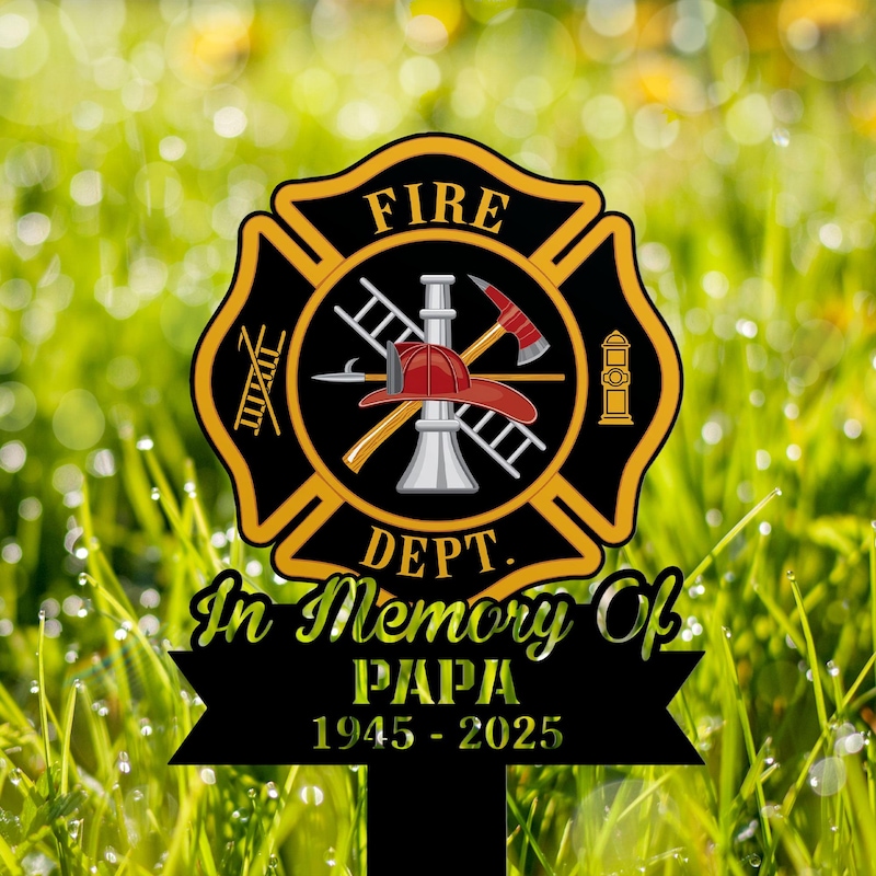 Firefighter Sign - Etsy