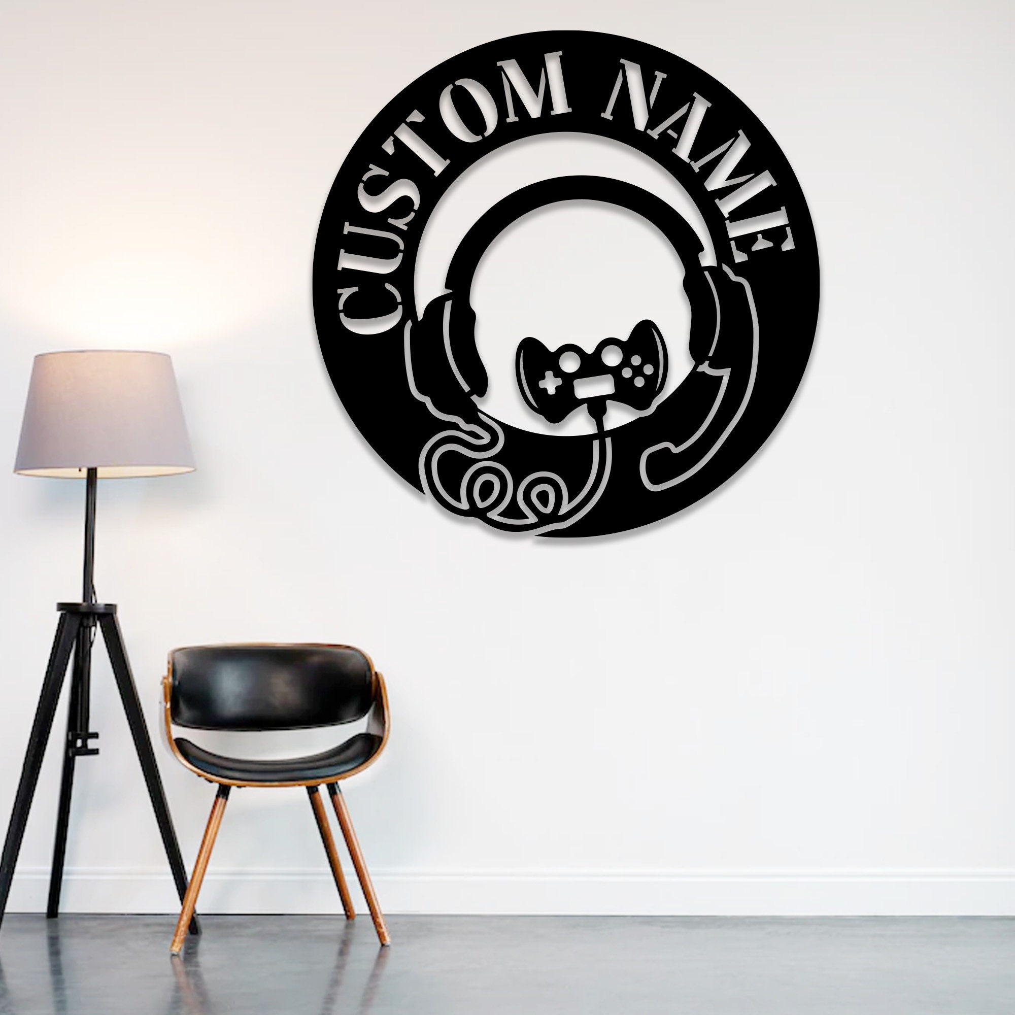 Personalized Video Game Metal Sign Led Light Game Controller - Etsy