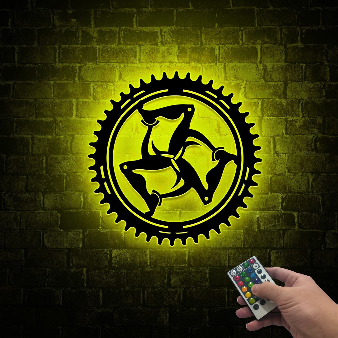 Custom Metal Sign, Metal Wall Art Steel Three Leg of Man, Metal Sign ...