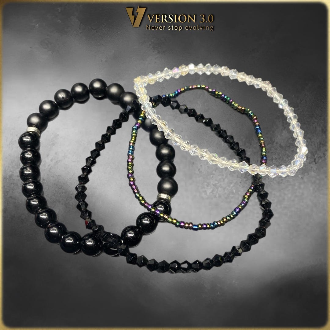 V3.0 Quads | Black Magic Quad Stack | Black Obsidian, Matte Obsidian ...