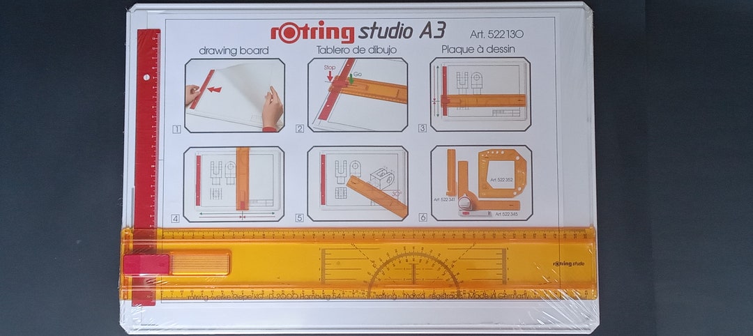 Vintage Rotring Studio A3 Drawing Board Art. 522 130 New Old Stock ...