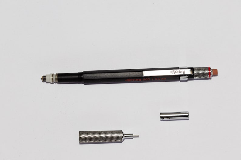 Rotring Vintage 500 0.5mm Mechanical Pencil Black With Silver New Old ...