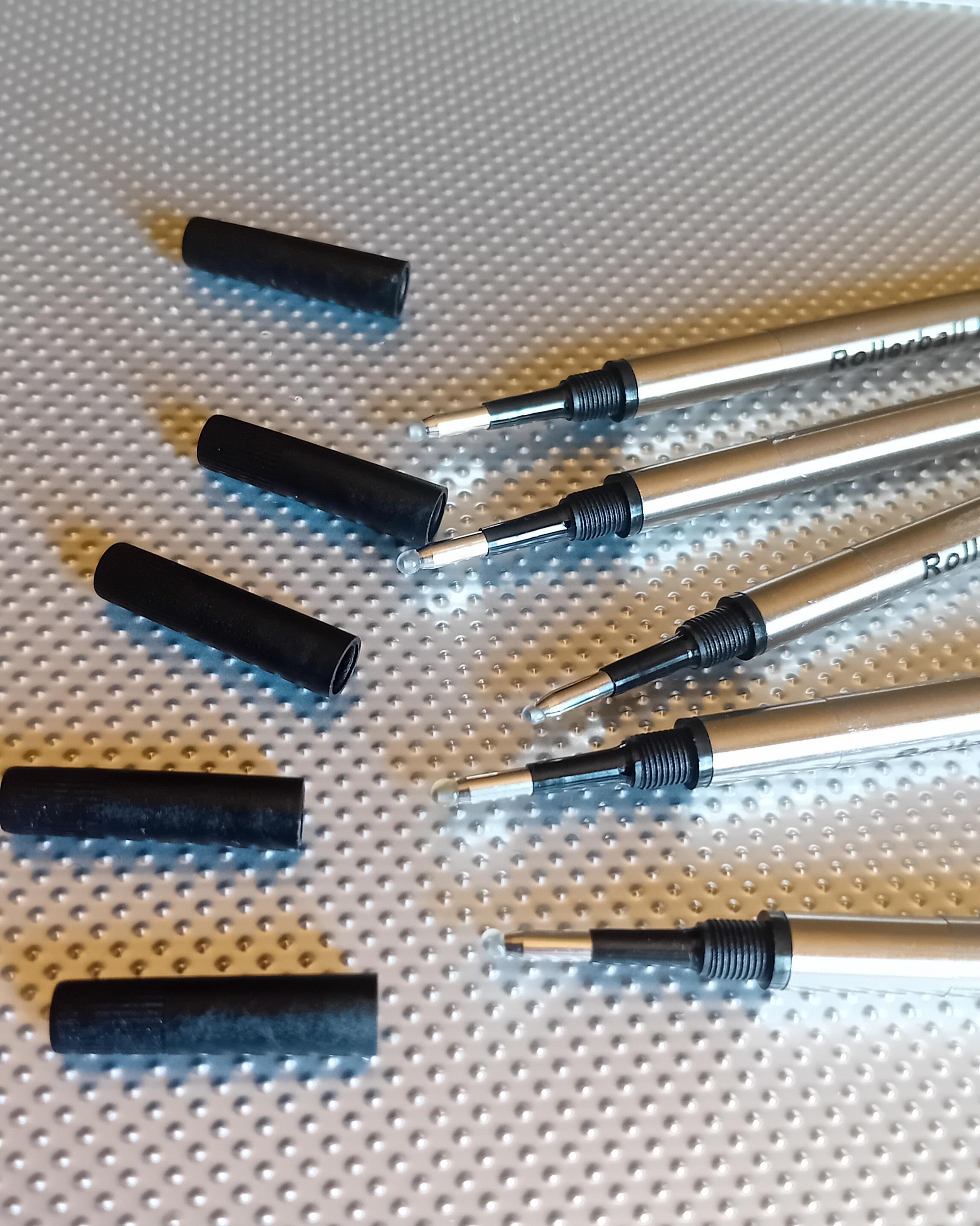 Five Black Ink Refills for ROLLERBALL Pen MONT BLANC Type - Etsy