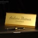 Custom Desk Name Plate - Desk Name Plate With Aluminum Holder, Office ...