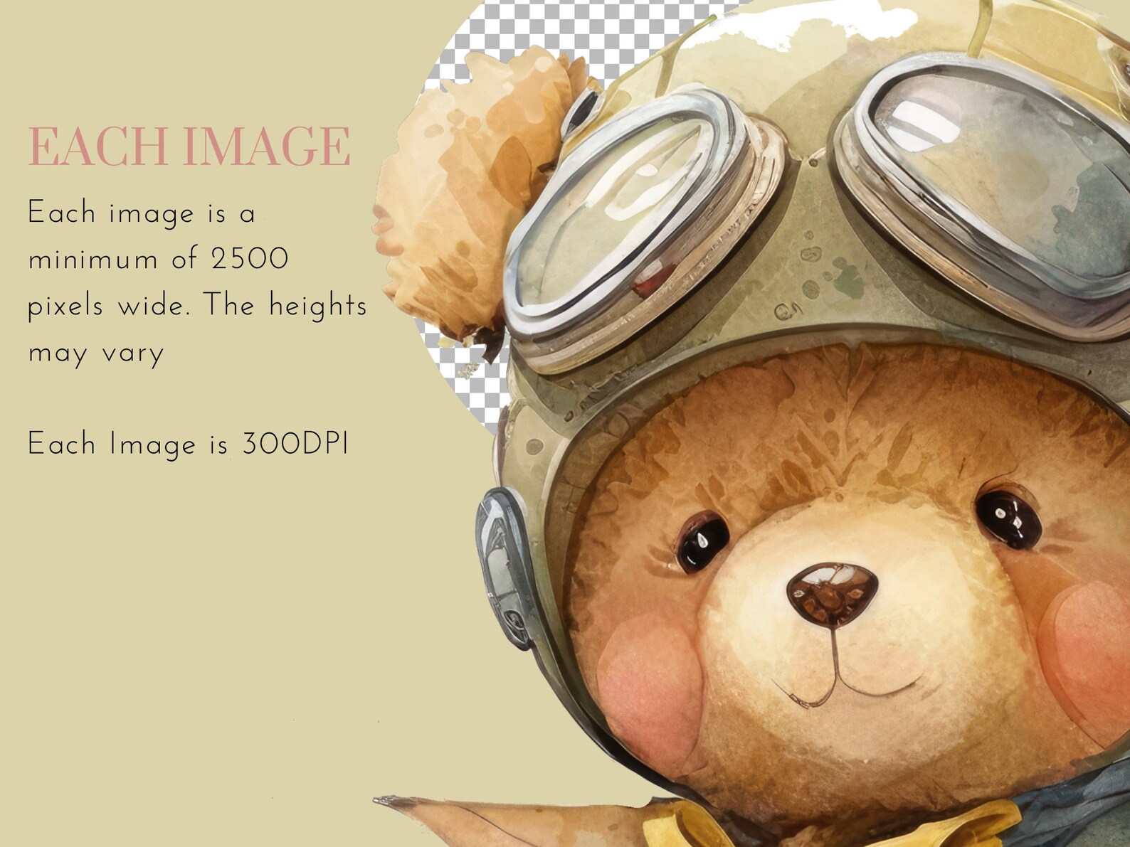 Flying Teddy Clipart Nursery Clipart Teddy Clipart Card - Etsy UK