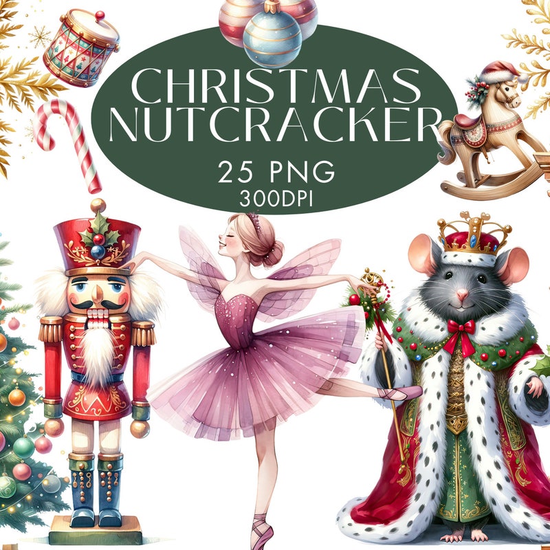 Nutcracker Clipart - Etsy