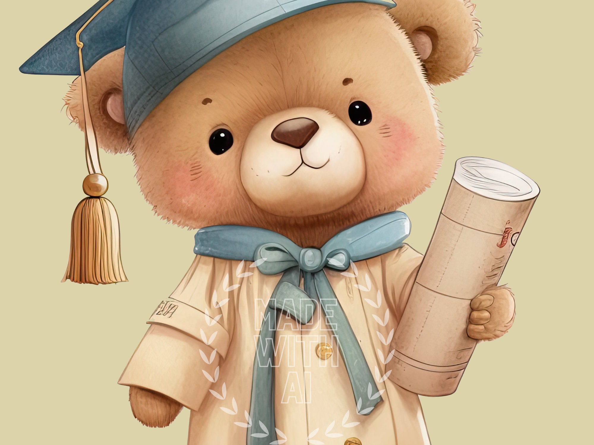 Graduation Teddy Clipart Nursery Clipart Teddy Clipart - Etsy UK