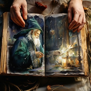 Enchanted Forest Journal Pages, Magical Junk Journal, Mystical, Magic ...