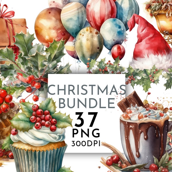 Christmas Digital Clipart - Etsy