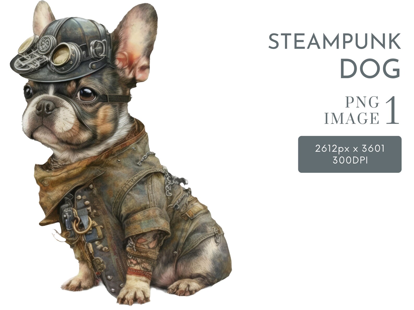 Steampunk Dog Clipart PNG Nursery Clipart Steampunk Clipart - Etsy