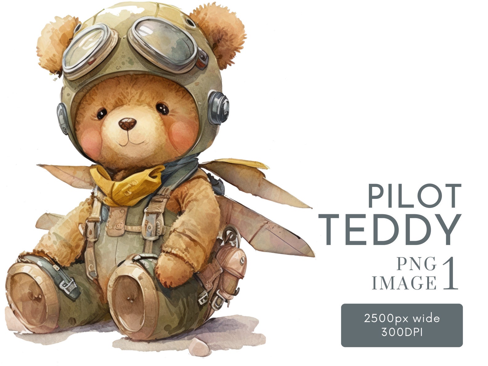 Flying Teddy Clipart Nursery Clipart Teddy Clipart Card - Etsy UK