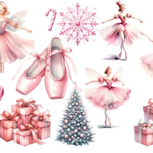 Pastel Nutcracker Clipart Clipart PNG Bundle, Pink Nutcracker Christmas ...