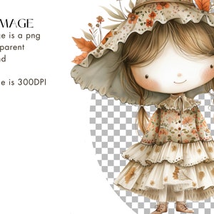 Whimsical Girls Watercolour Clipart PNG Bundle Whimsical Duck Bear Pony ...