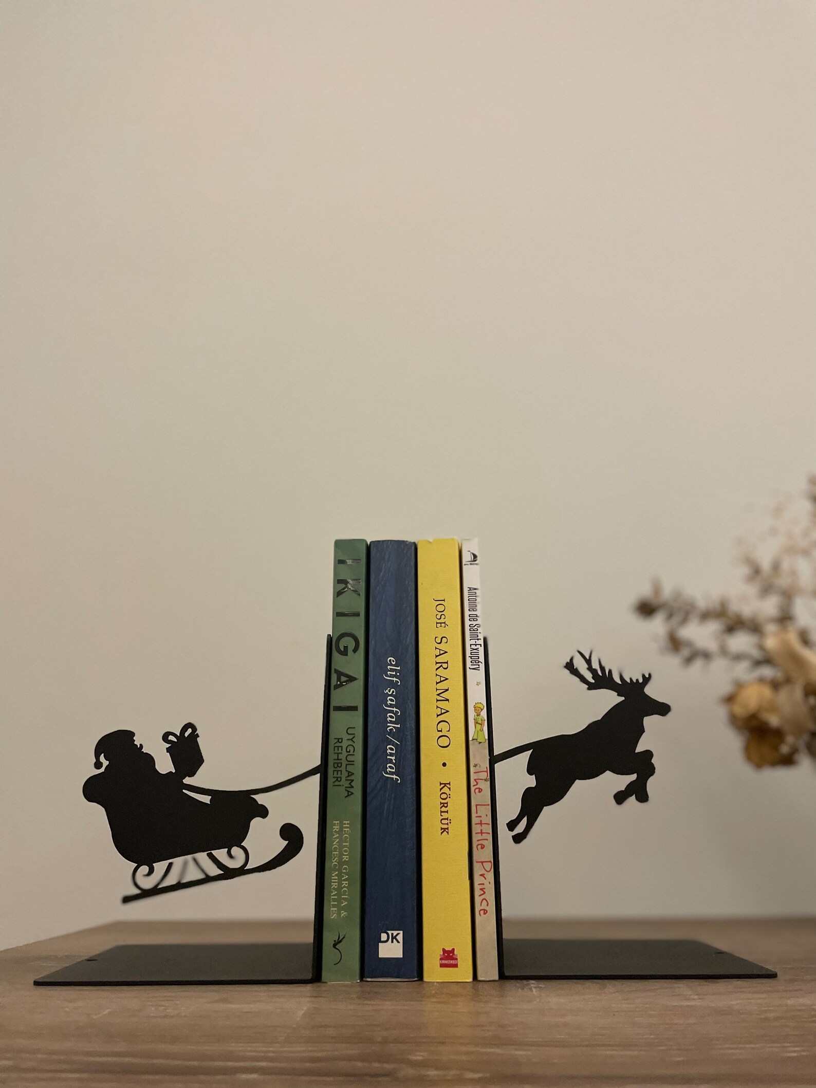 Christmas Bookends Metal Santa Decor Saint Nicholas Decor - Etsy