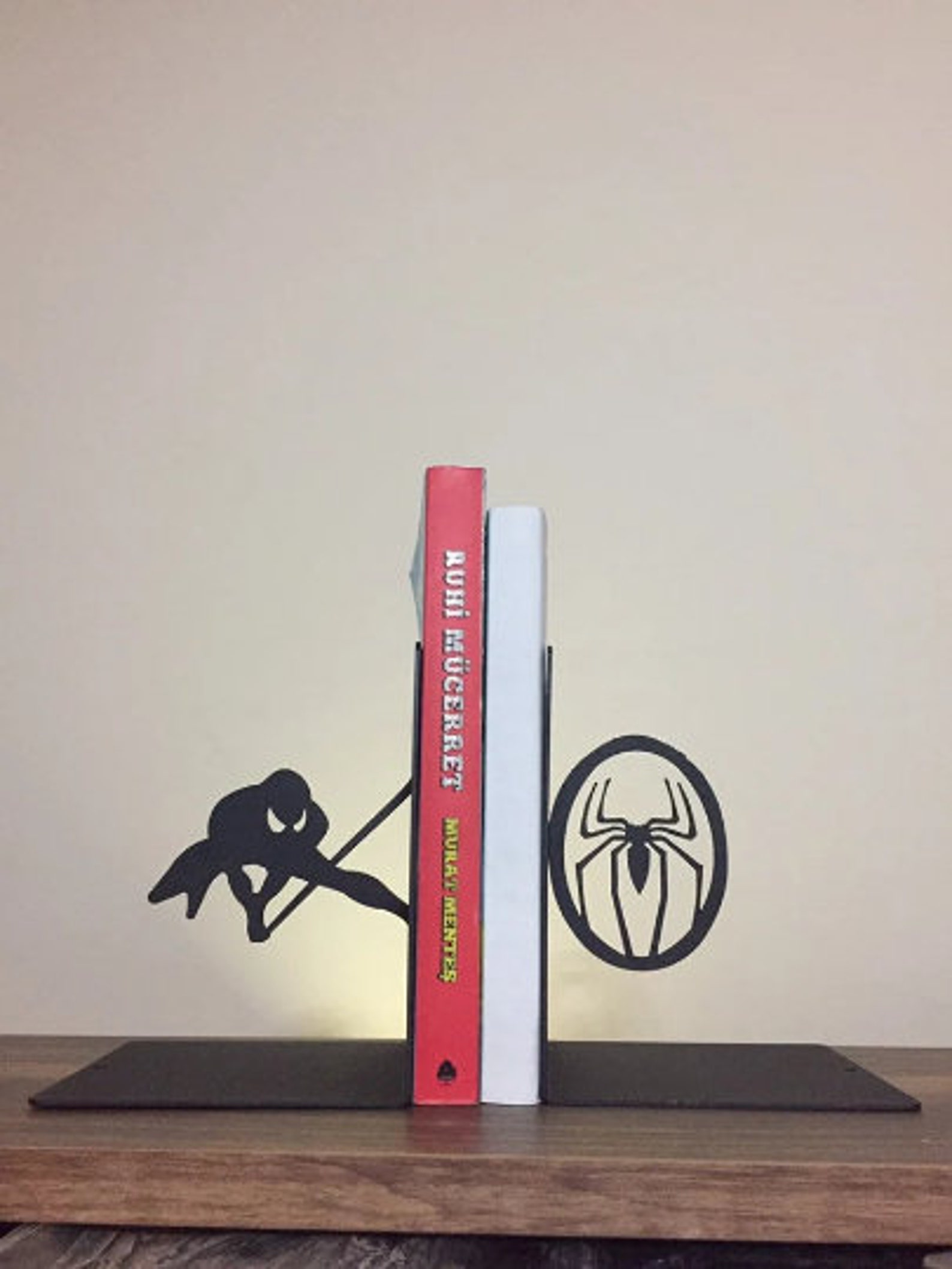 Spider Metal Bookends Metal Decor Metal Art Gift .best Gift - Etsy