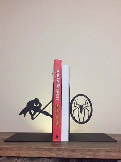 Spider Metal Bookends Metal Decor Metal Art Gift .best Gift - Etsy