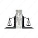 Justice Metal Bookends, Metal Decor, Metal Art, Gift , Best Gift Ever ...