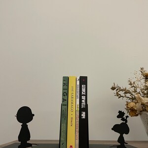 Snoopy Bookends, Snoopy Metal Decor, Peanut Metal Art, Charlie Brown ...